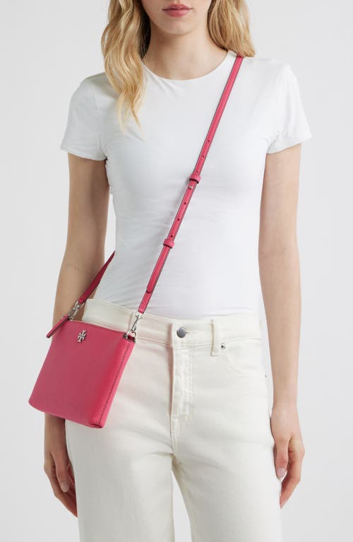TORY BURCH Tory Burch Mercer Pebbled Zip Crossbody Bag